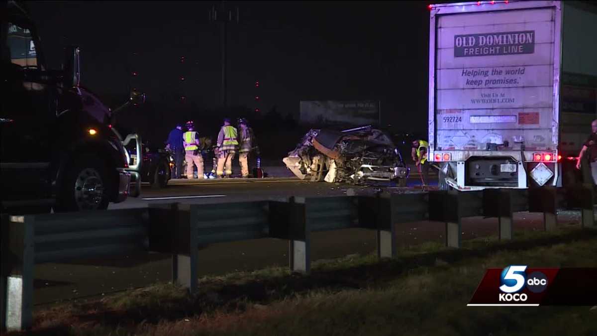 Oklahoma Highway Patrol closes NB I-35 in OKC due to crash