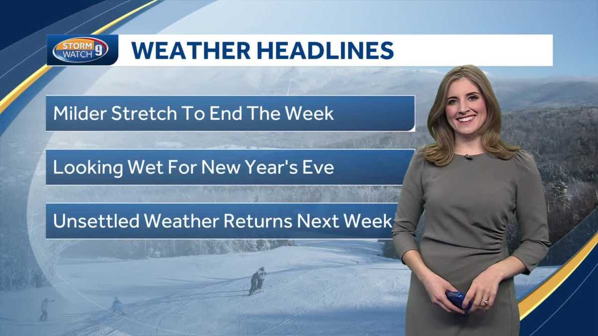 NH forecast video: Wet weather for New Year's