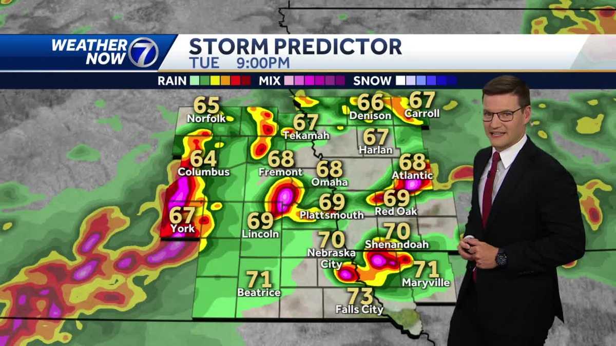 Omaha morning weather forecast for Tuesday, June 7