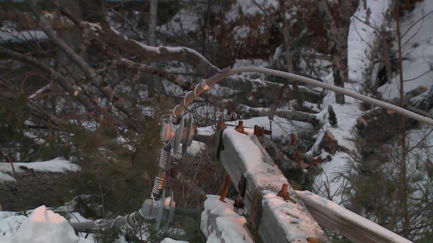 Raw video: Extensive damage in Lakes Region after nor'easter