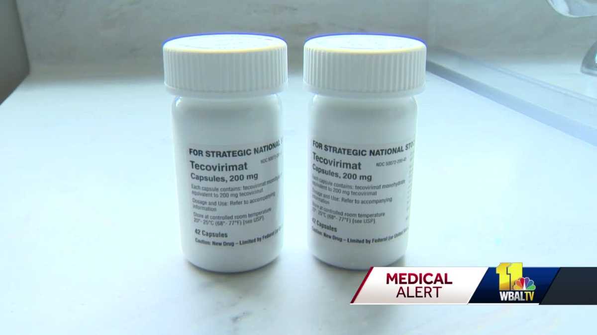 TPOXX anti-viral treatment available in Maryland for monkeypox