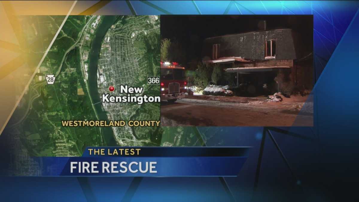 3 people rescued from New Kensington fire