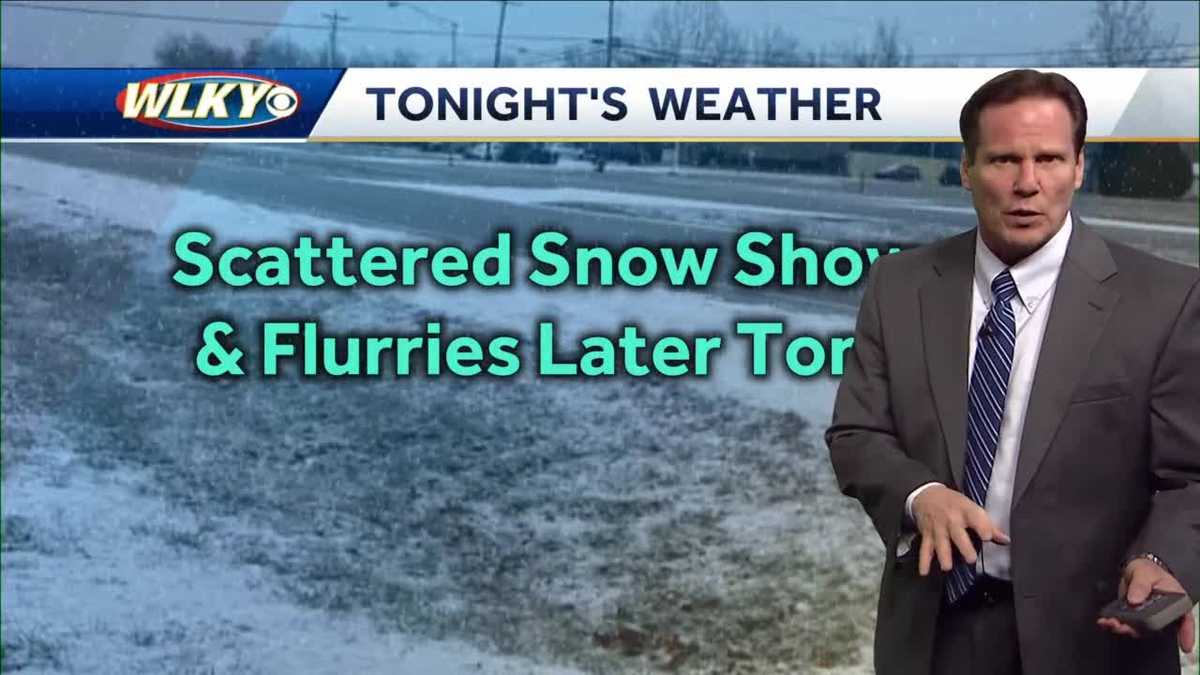 Patchy Light Snow Possible Tonight