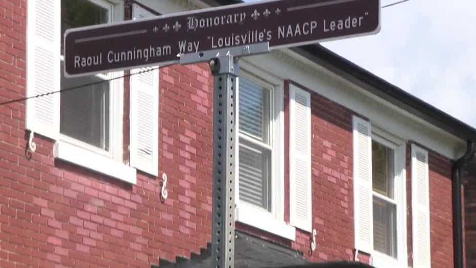 Louisville names street after NAACP Leader Raoul Cunningham