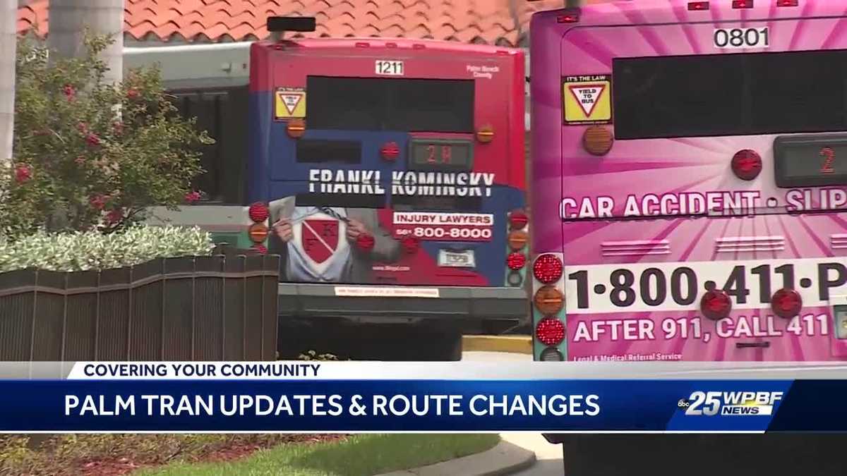 Palm Tran makes major changes to service