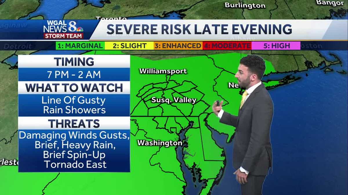 IMPACT: Strong storms moving in this evening into tonight across south ...