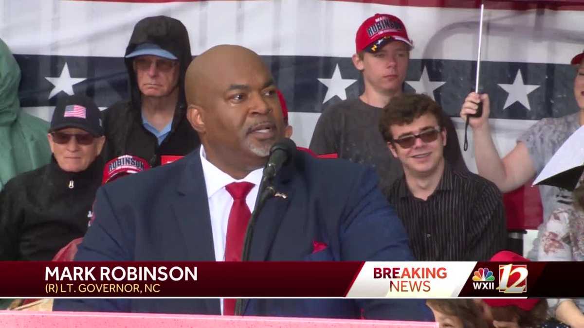 Lt. Gov. Mark Robinson announces his candidacy for state governor