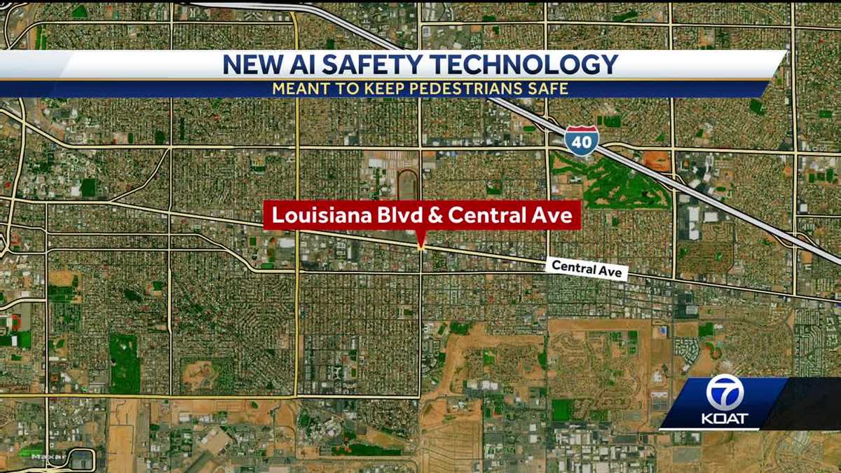 Using AI to improve pedestrian safety in Albuquerque