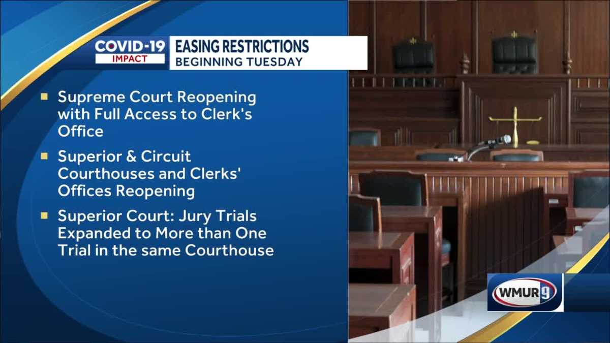 COVID restrictions at NH courts to be eased more this week