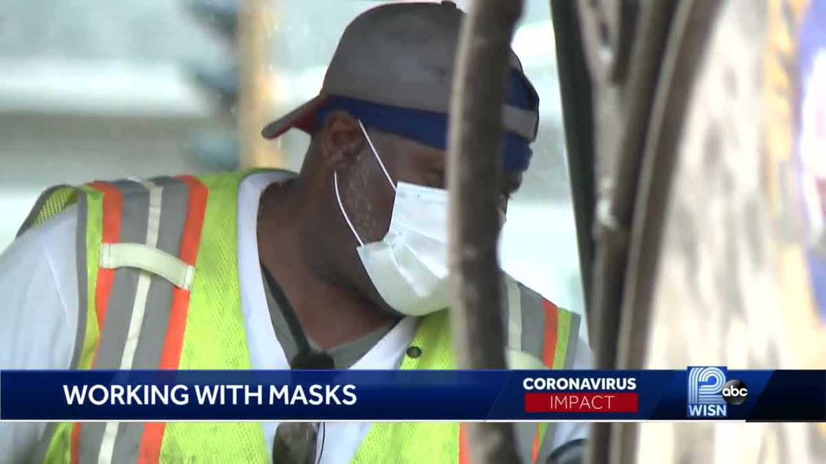 Coronavirus: Milwaukee mask mandate: Even outdoor field crews wear masks