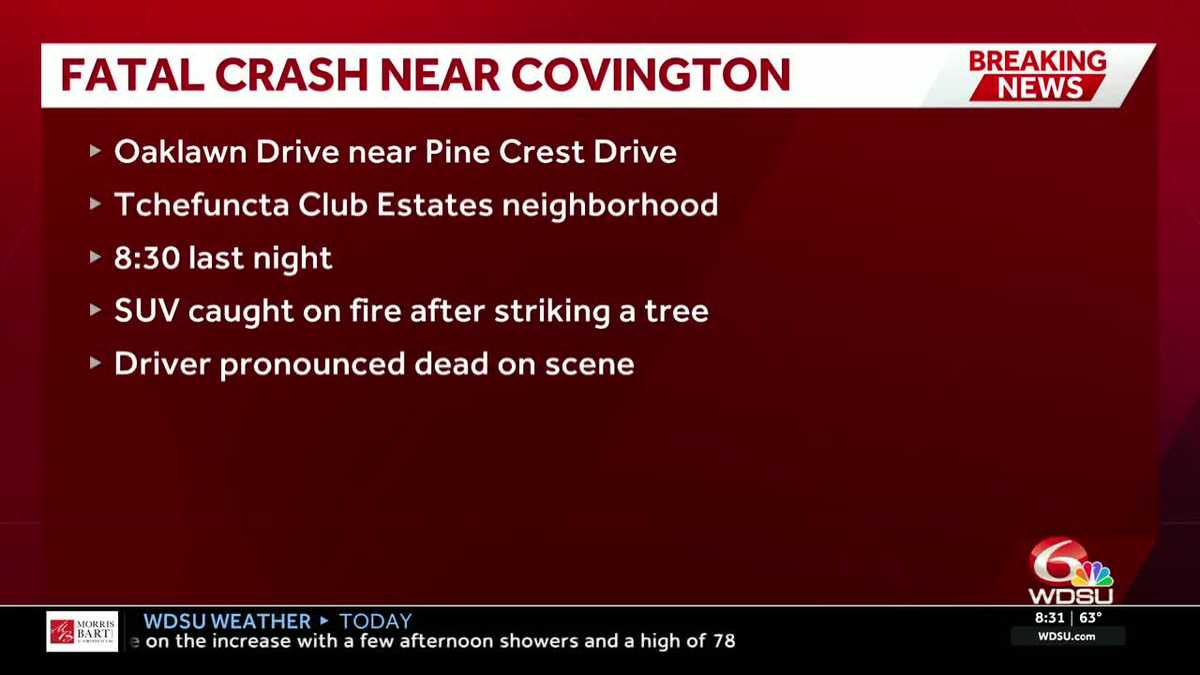 Covington deadly SUV crash under investigation