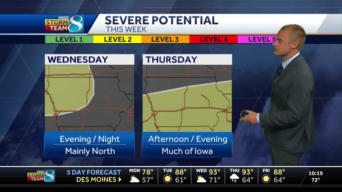 Iowa Weather: Staying sunny ahead of hot, stormy weather this week