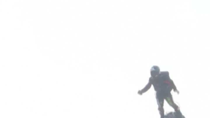 Man fails in attempt to fly across English Channel on 'flyboard'