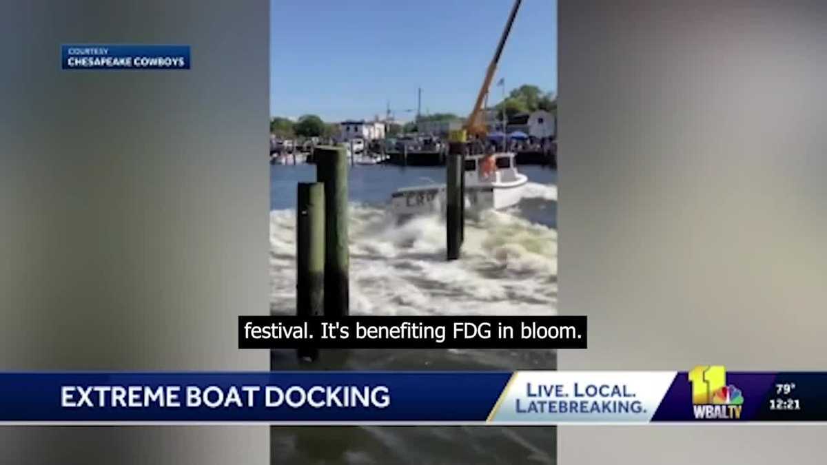 Extreme Boat Docking comes to Havre de Grace