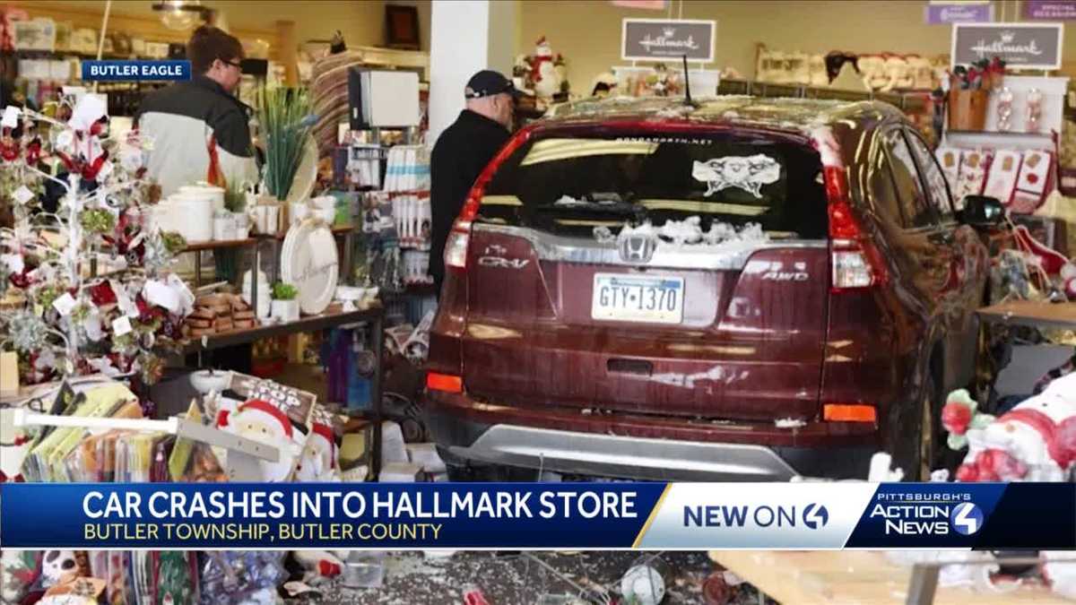 Car crashes into local Hallmark store
