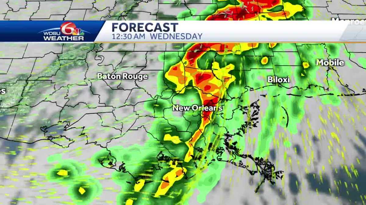 Sunny & Chilly Monday, Tuesday Night Potential Severe Weather