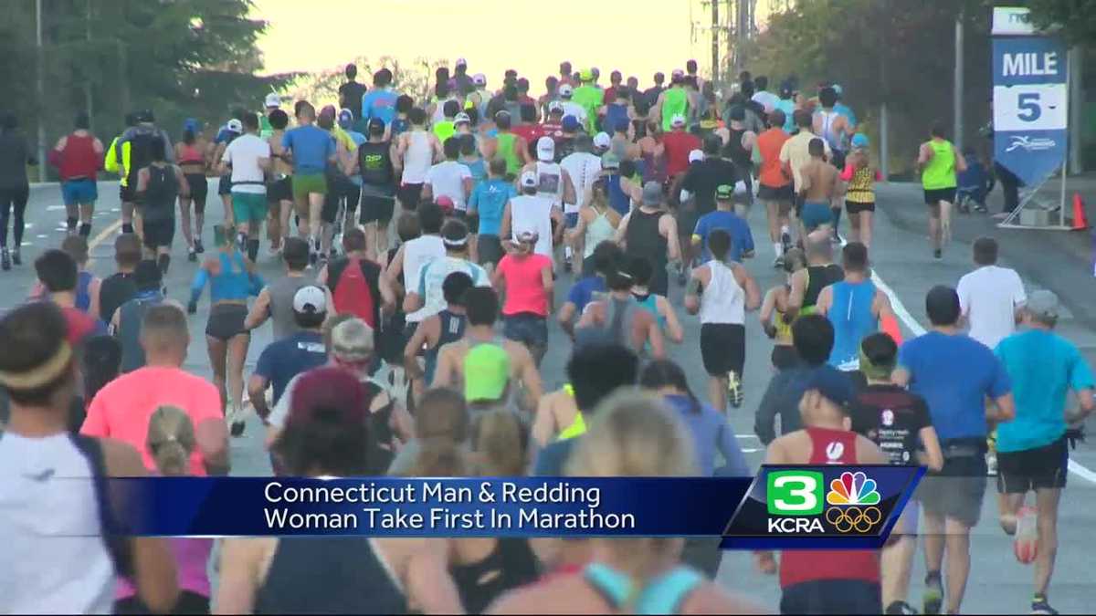 Fans cheer on runners at CIM