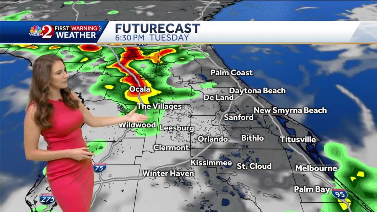 Localized flooding possible in Central Florida Tuesday