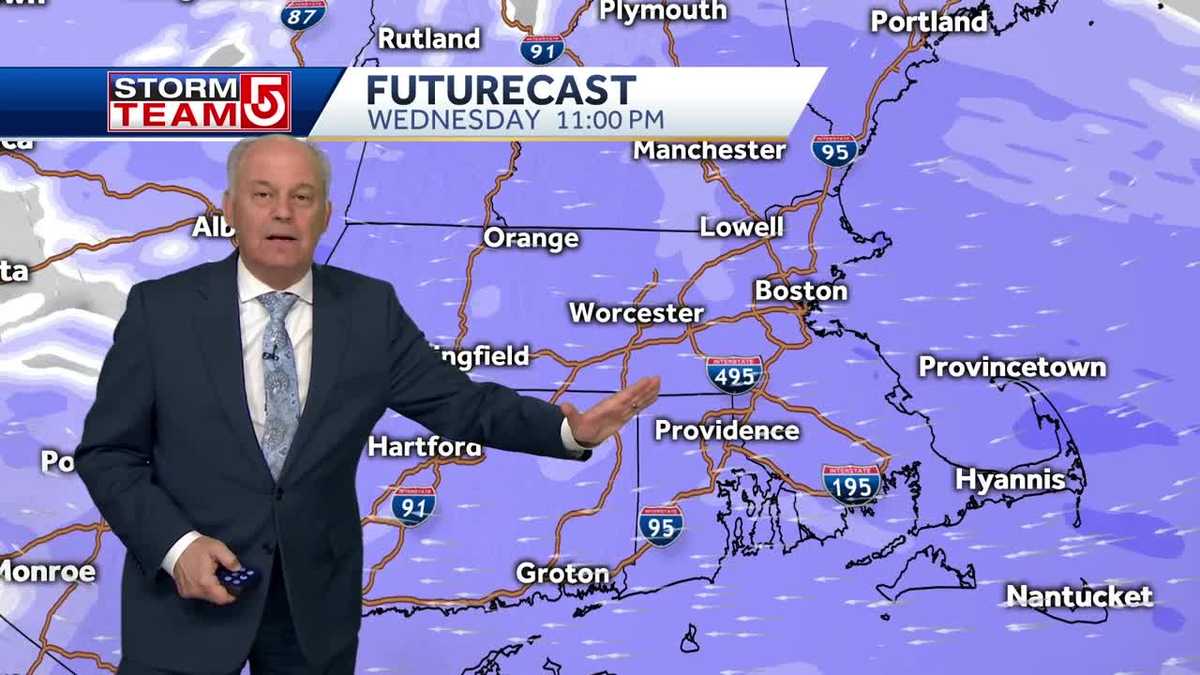 Video: Bitterly cold night, snow Wednesday night