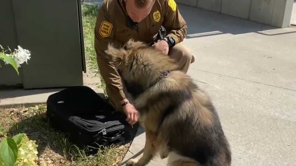Iowa State Patrol K-9s provide demonstration