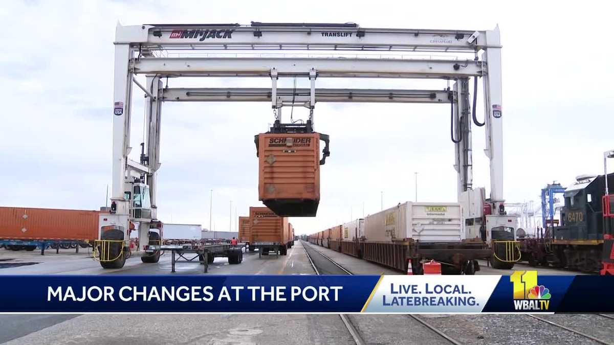 Port of Baltimore now able to double stack shipping containers