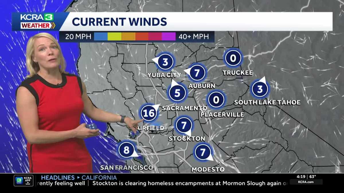 NorCal forecast: Delta breezes and cooler temperatures