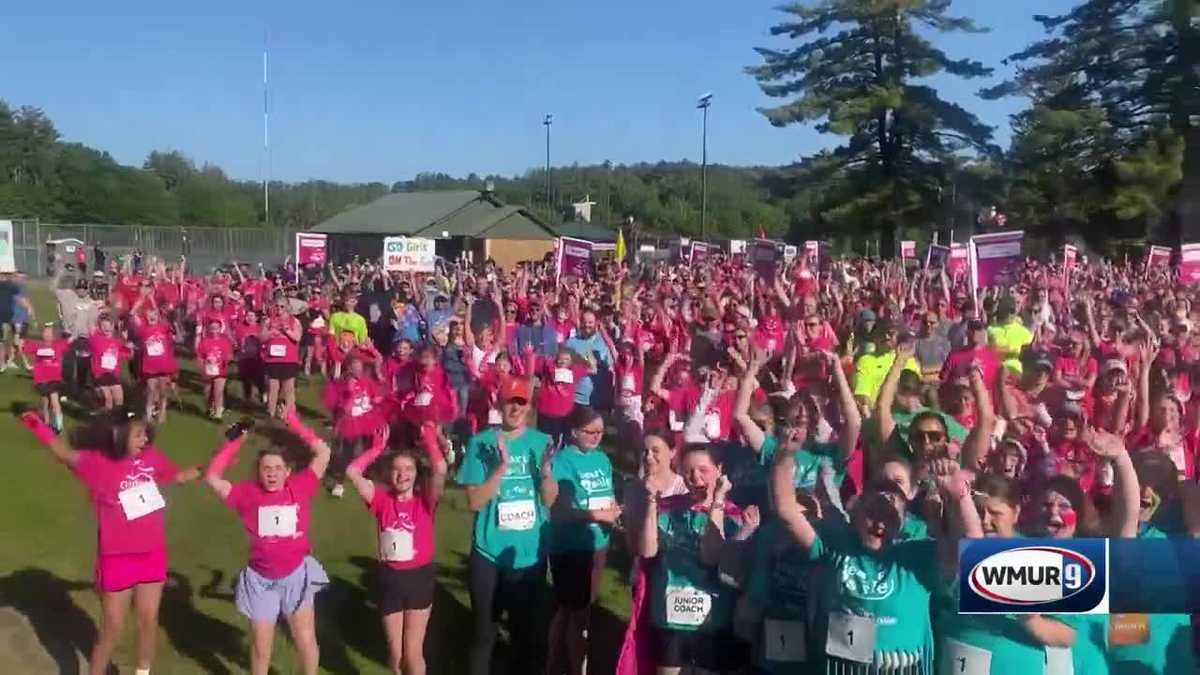 WMUR's Kevin Skarupa attends 2024 Girls on the Run 5K