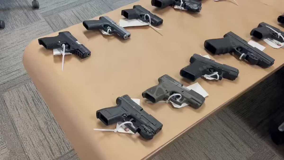 Sheriff's gun bust nets more than 50 firearms