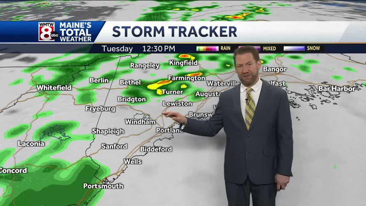 Cool and wet today, warming up tomorrow