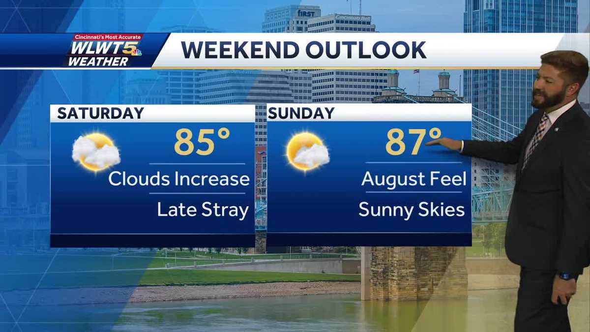 August heat returning this weekend for Greater Cincinnati