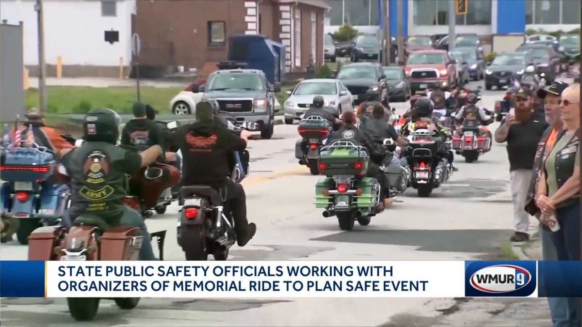 State officials working with organizers of memorial motorcycle ride