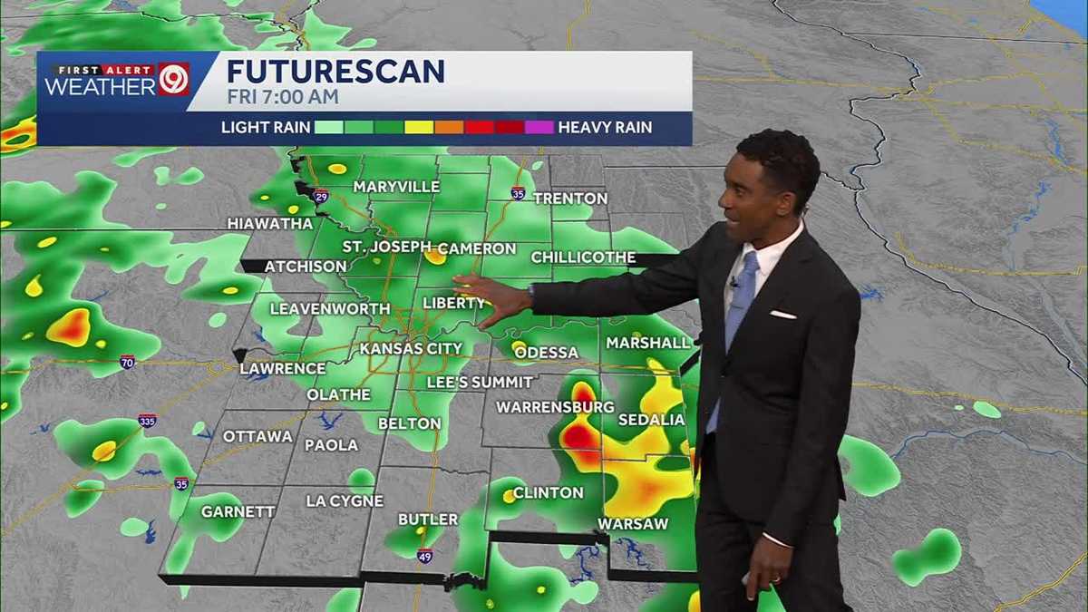 Kansas City weather: Rainy Friday morning could slow commute
