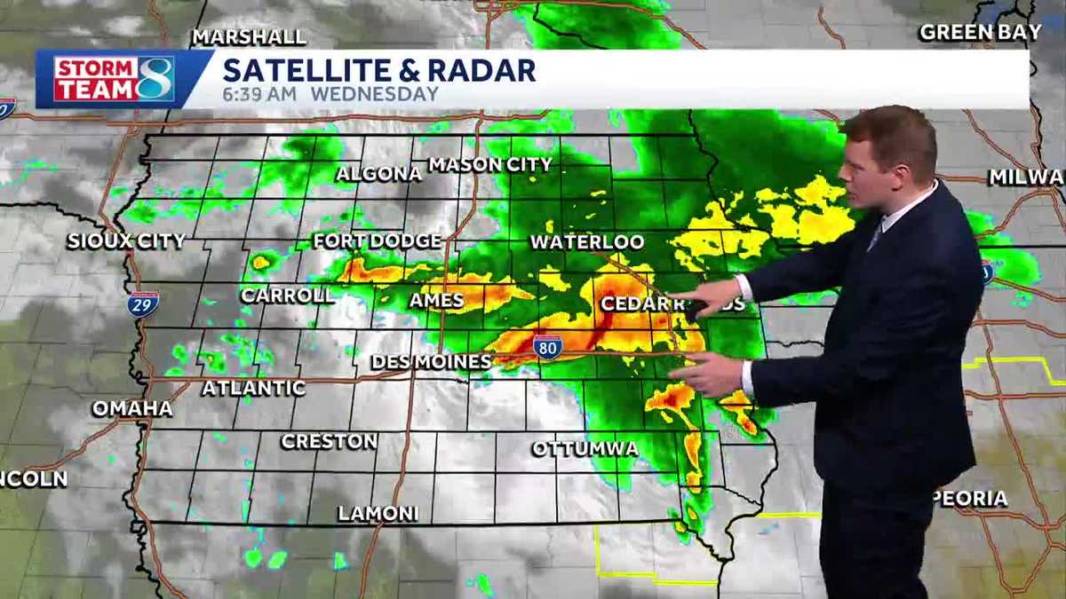 Iowa weather: Strong storms pass through central Iowa