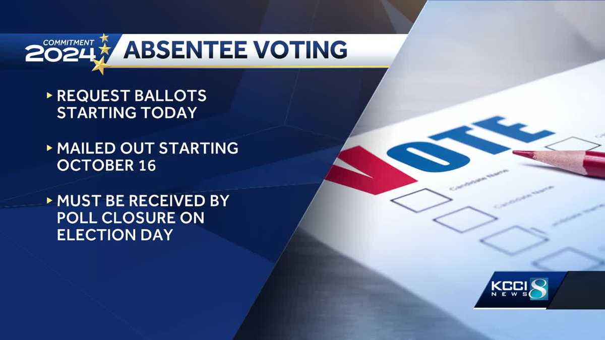 2024 election: How to request an absentee ballot in Iowa