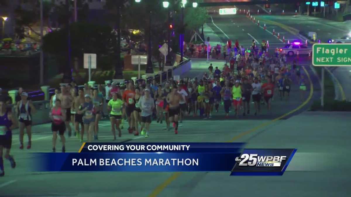 Palm Beaches Marathon held this weekend