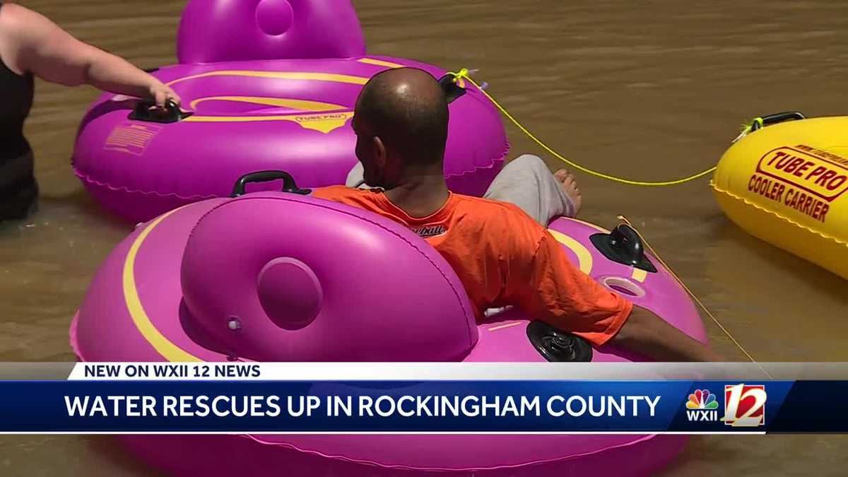 7 rescued after getting caught in rapids in North Carolina river