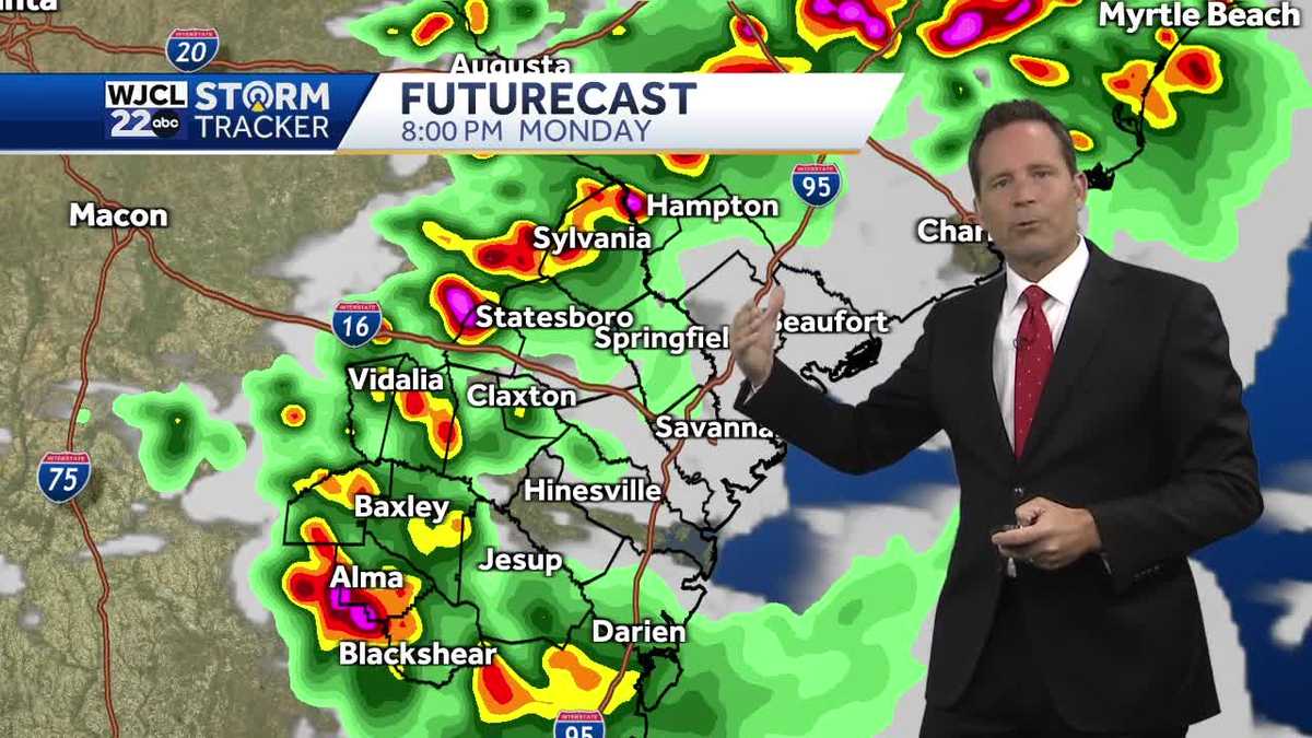Savannah: Tracking Monday thunderstorms, 4th of July forecast