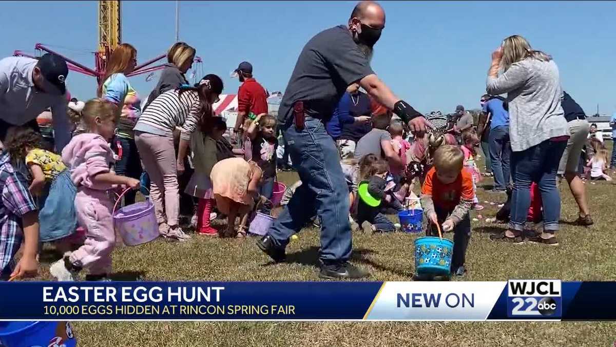 10 000 Eggs Rincon Hosts Massive Easter Egg Hunt At Annual Spring Fair