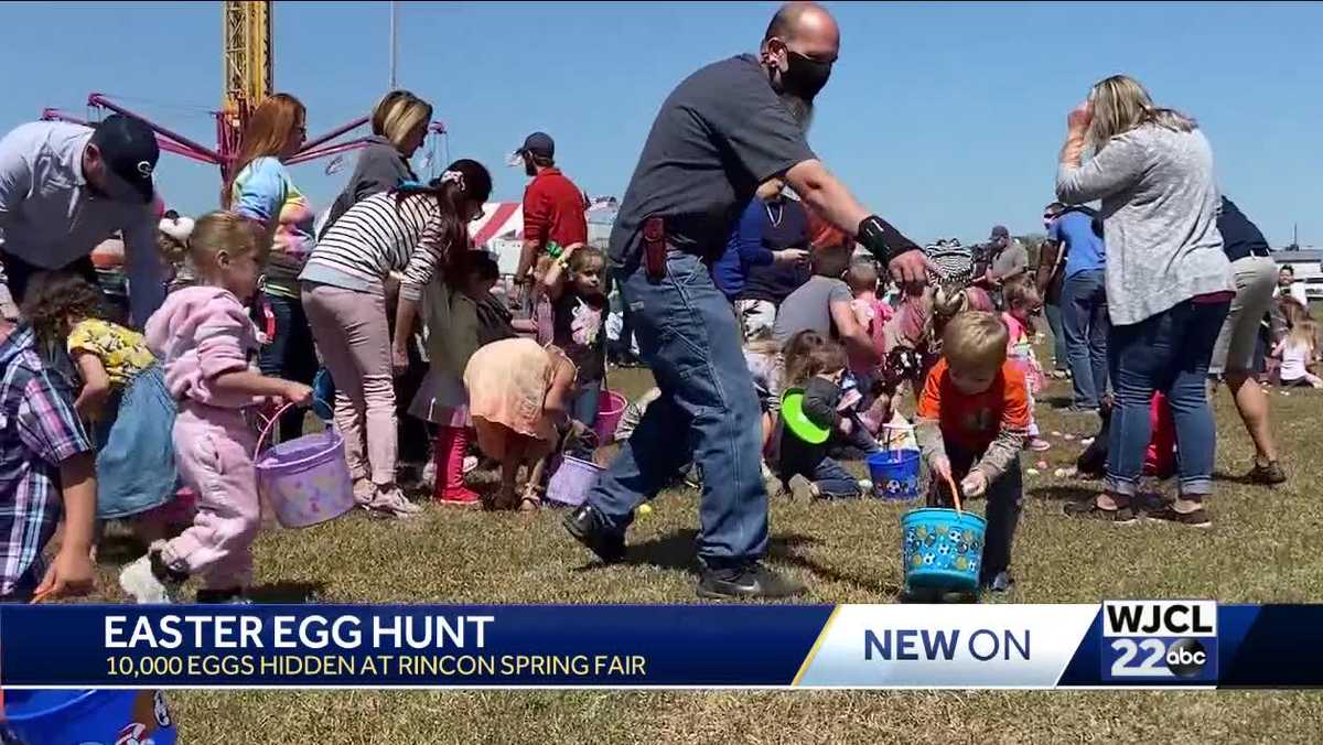 10 000 Eggs Rincon Hosts Massive Easter Egg Hunt At Annual Spring Fair