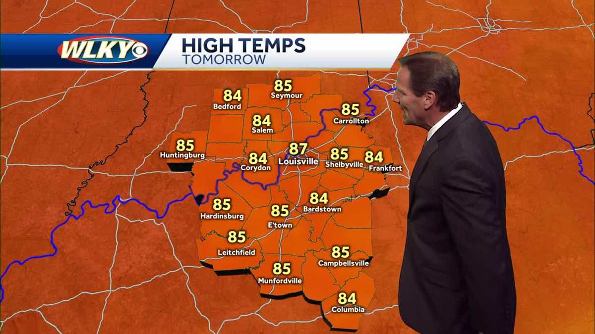 Beautiful Saturday, storm chances Sunday