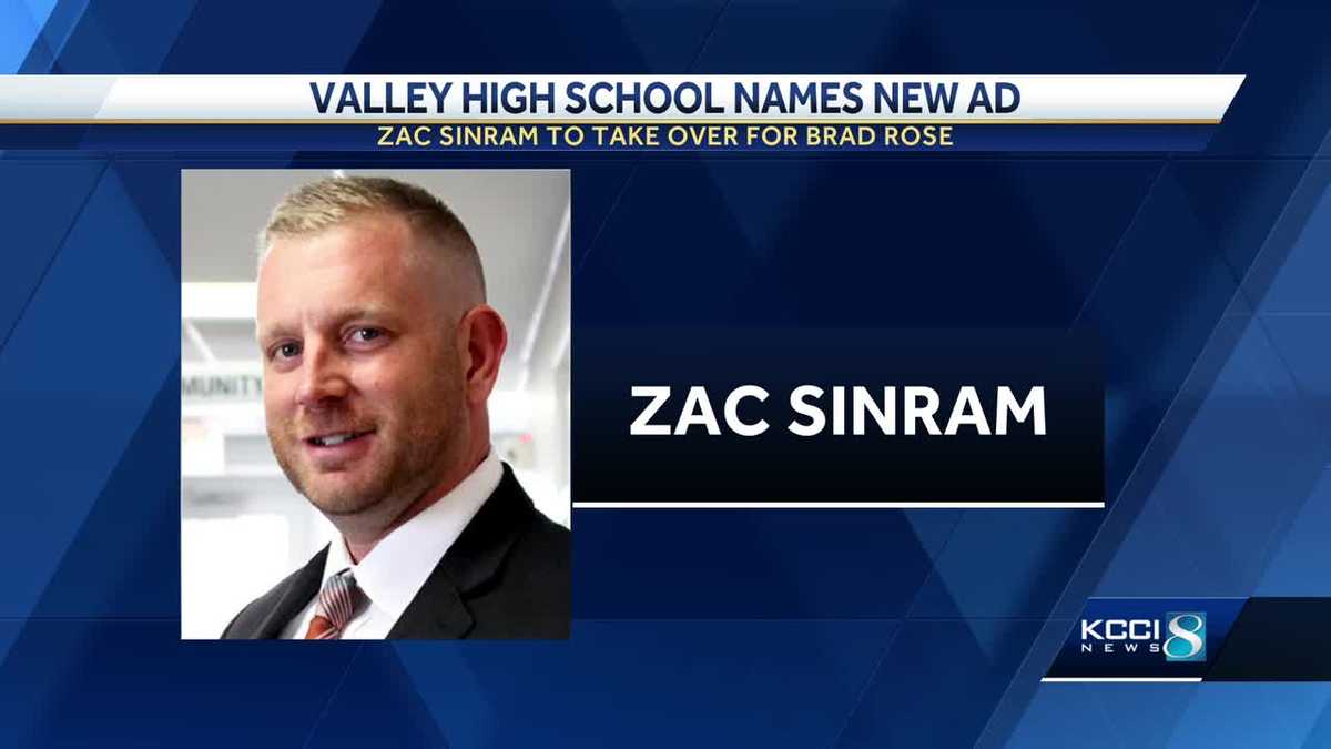 Zac Sinram named new Valley High School athletics director