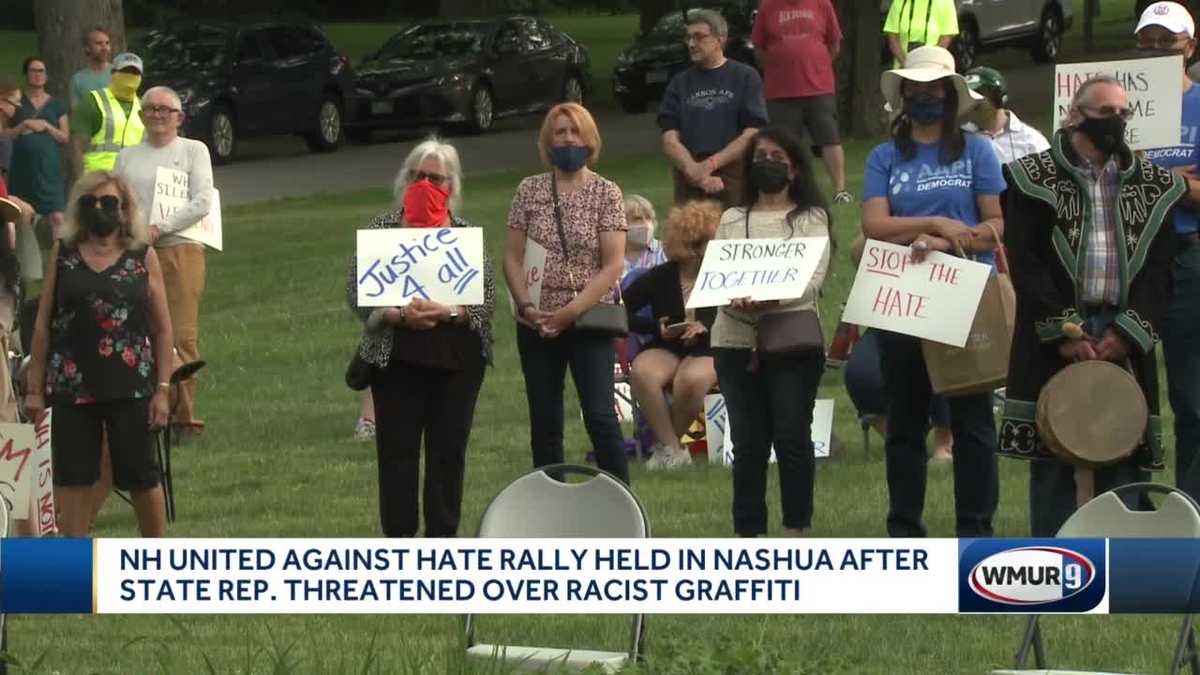 Anti-hate rally held in Nashua after state representative threatened ...