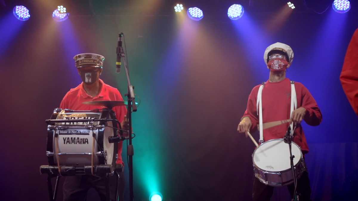 The Treme Brass Band performs 'Down by the Riverside'