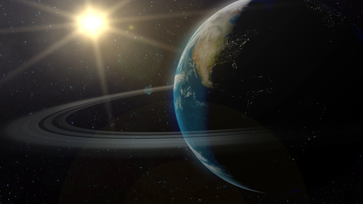 What Would Earth Be Like if it Had Rings like Saturn?