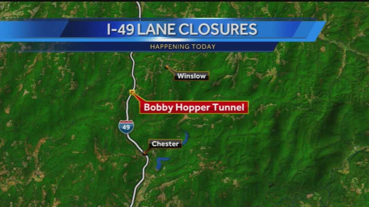 Bobby Hopper Tunnel closes lanes for construction