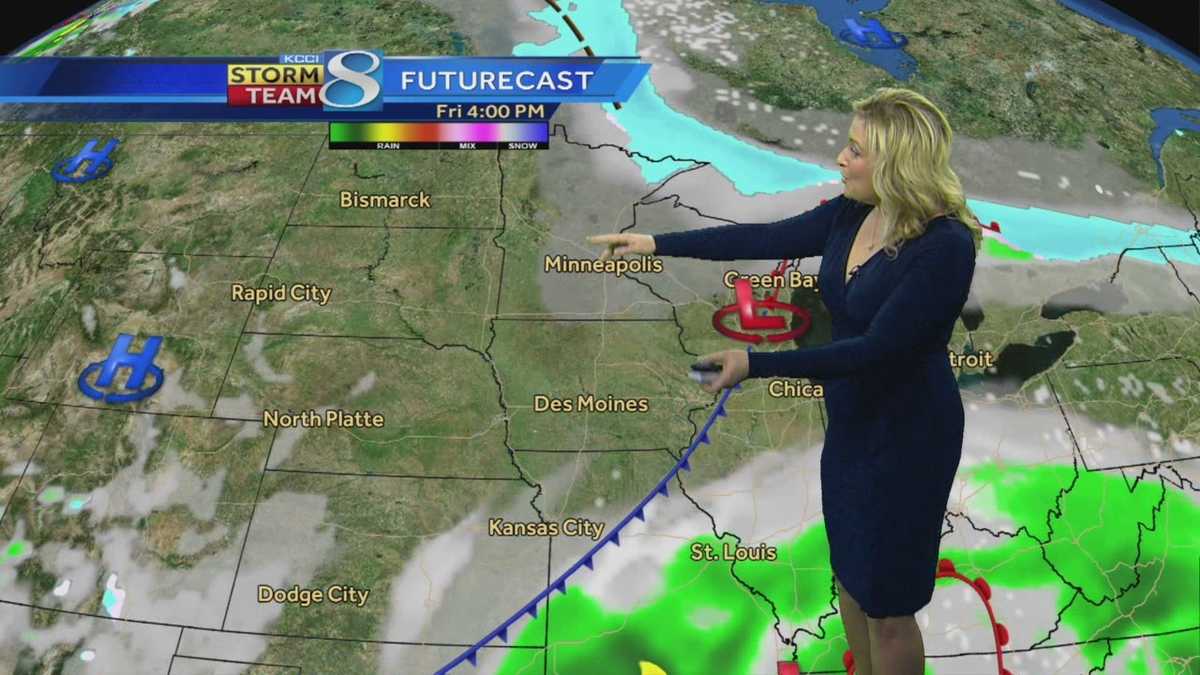KCCI noon weather forecast