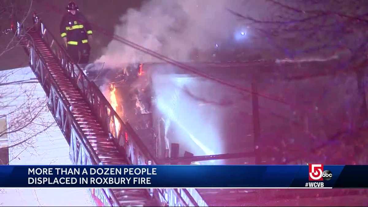 16 displaced in Roxbury fire