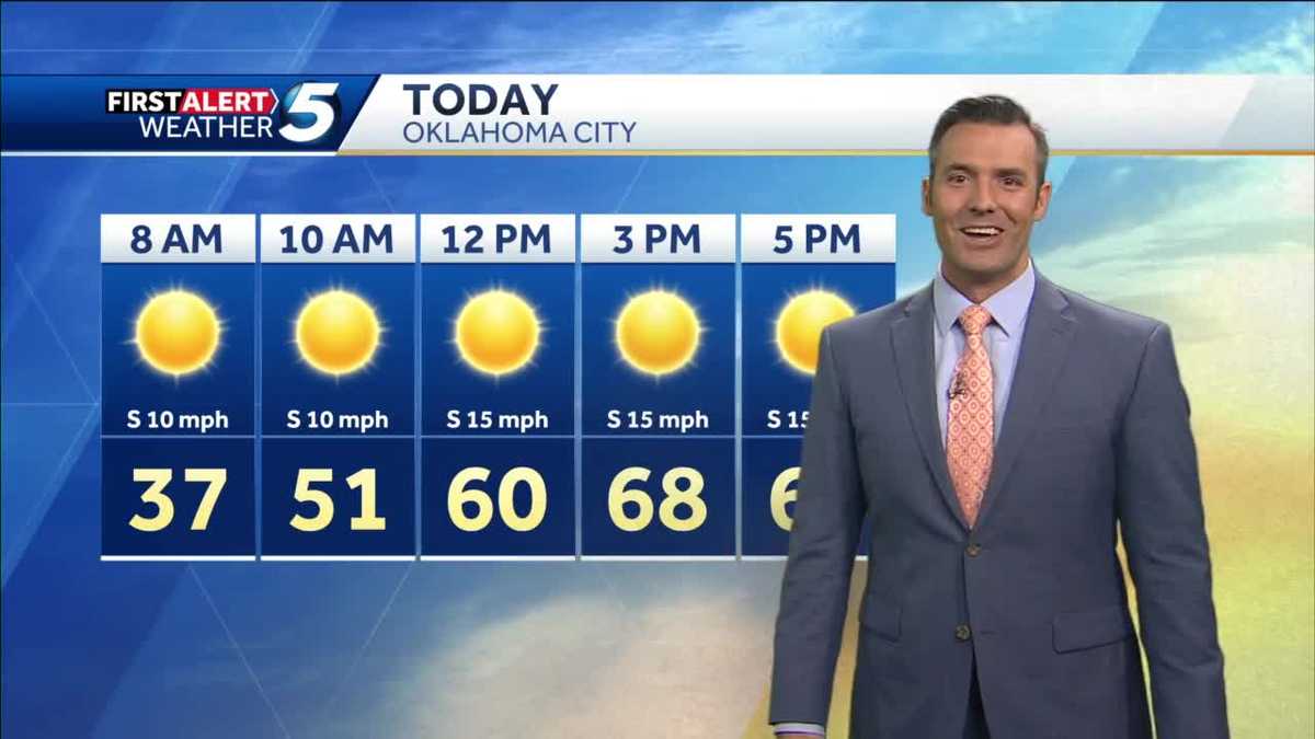 FORECAST: Warm today, rain tomorrow night