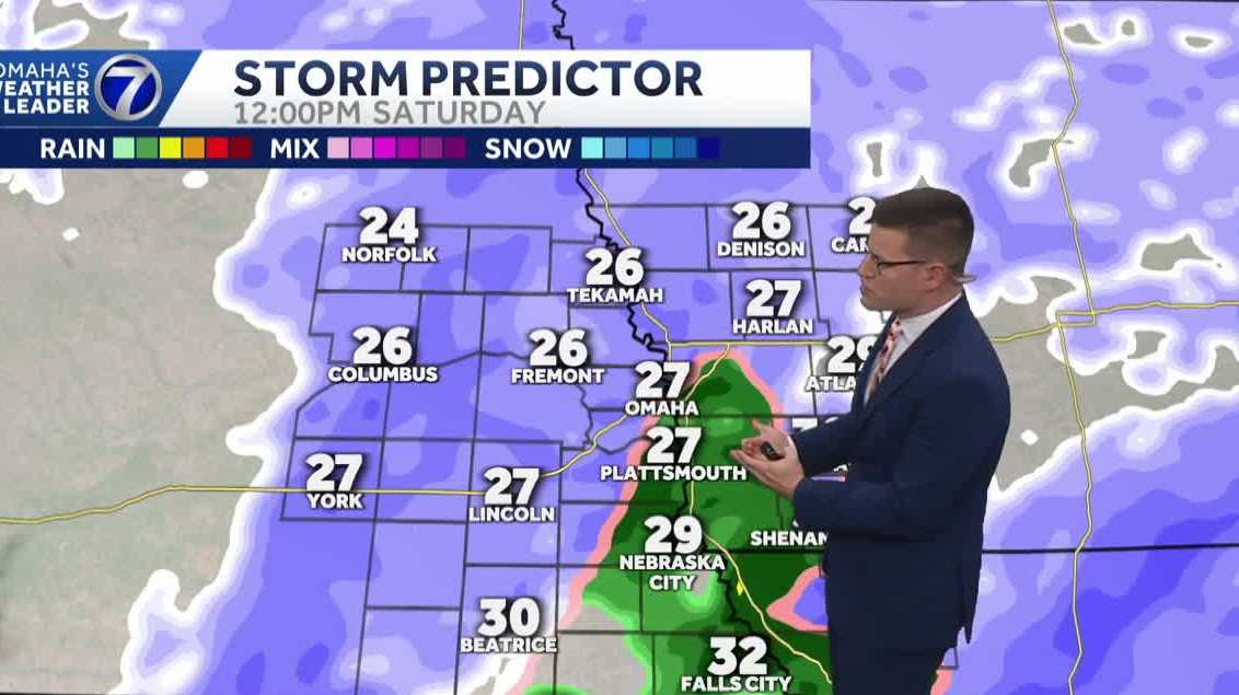 Omaha afternoon weather forecast for Thursday, November 27