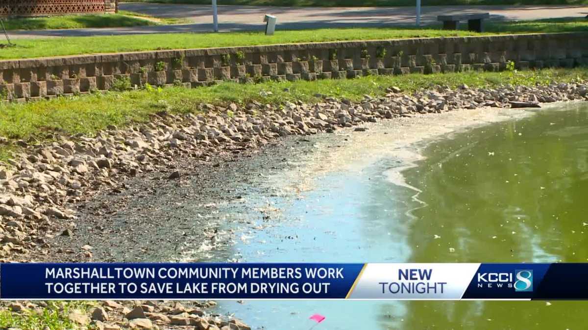 Marshalltown community members work together to save Lake Woodmere from ...